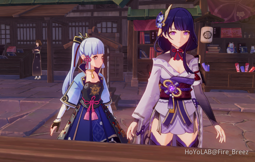 Hanging out with Raiden, its safe right? Genshin Impact | HoYoLAB