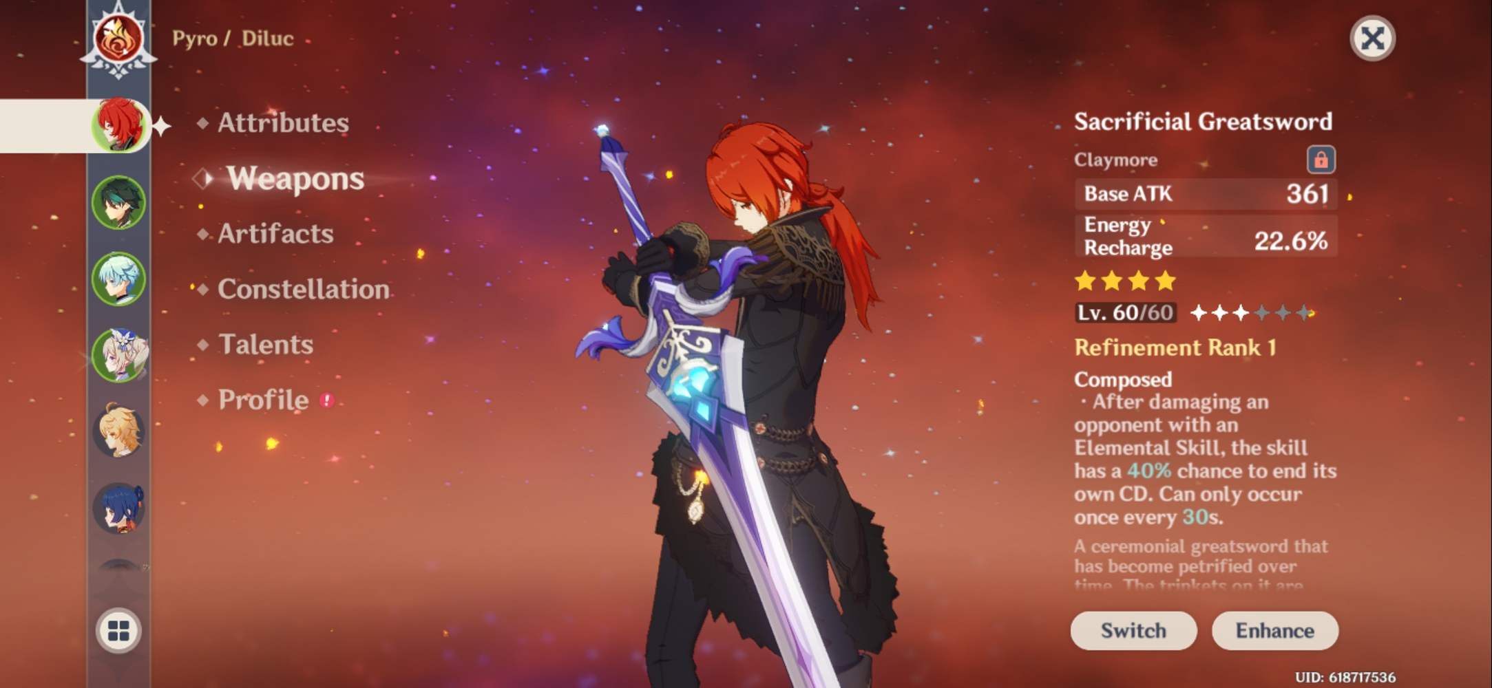 Tips on improving Diluc? Genshin Impact | HoYoLAB