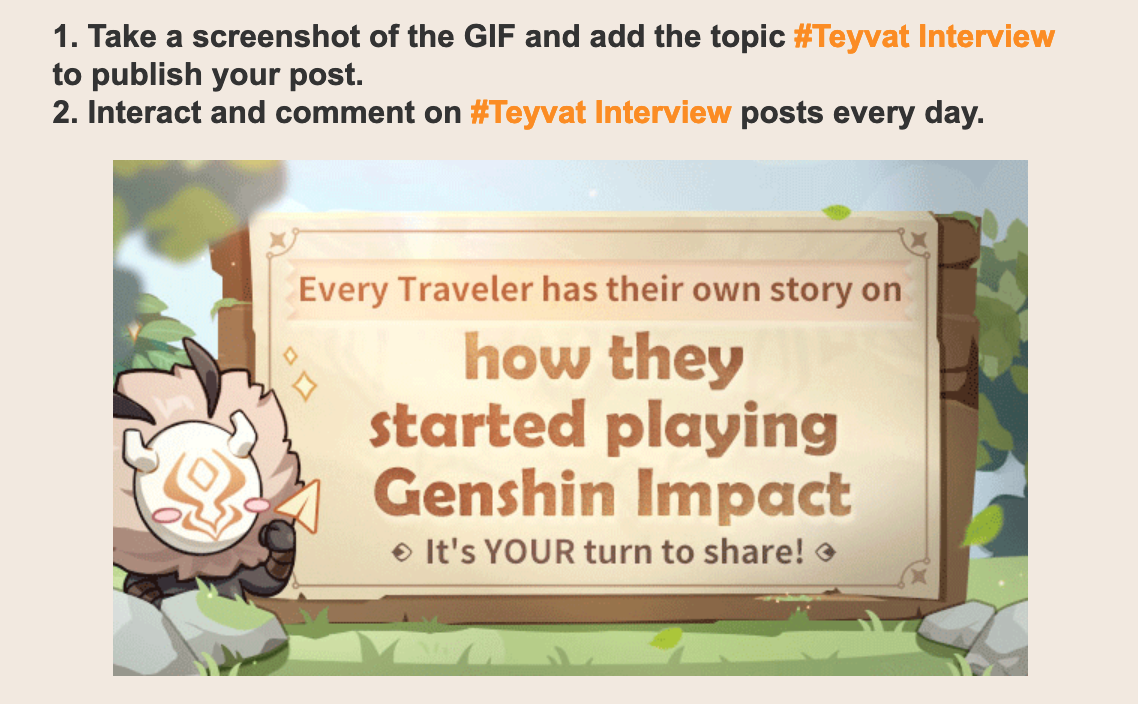 Tevat Interview event Genshin Impact | HoYoLAB