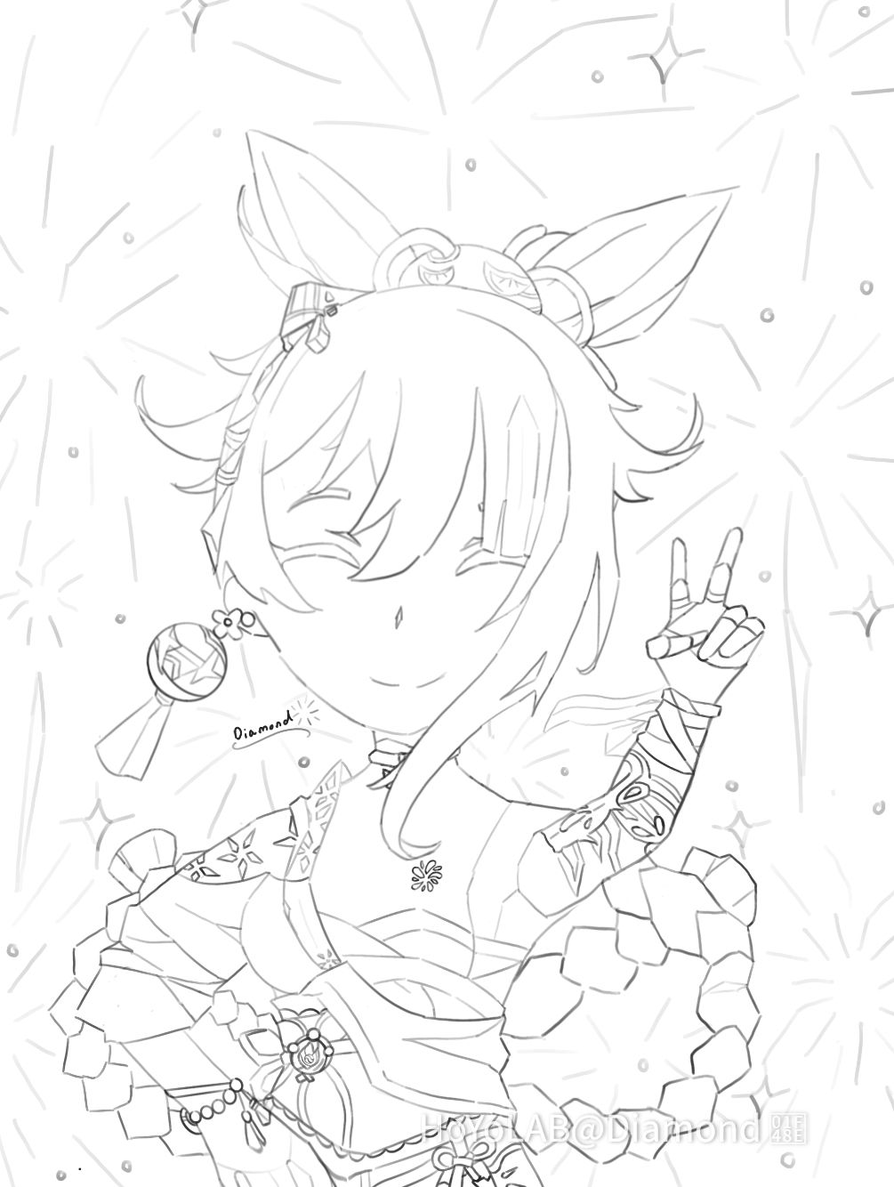 Drawing of Yoimiya 🏹🎇 Genshin Impact | HoYoLAB