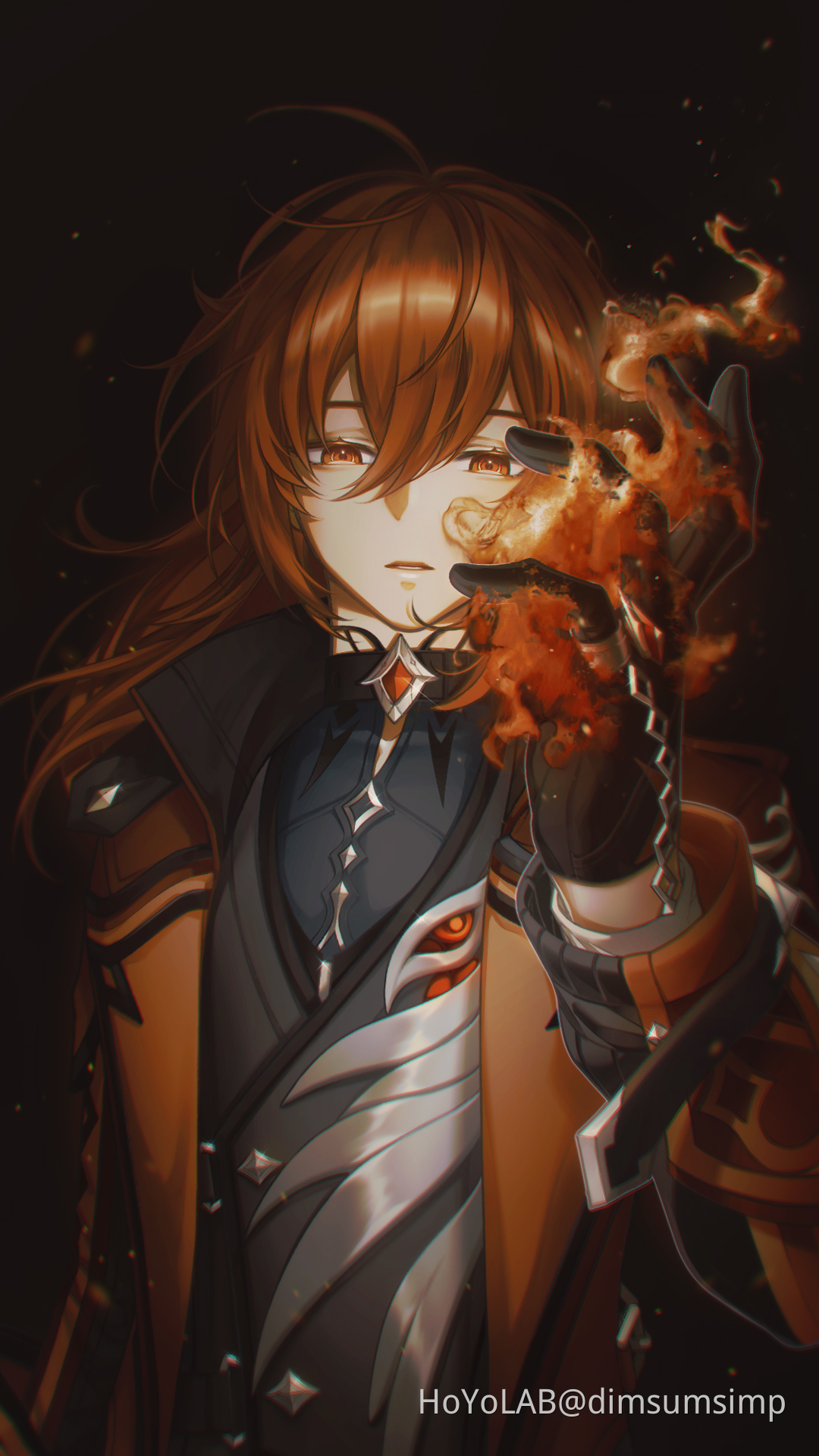 Diluc Red Dead of Night Fanart Genshin Impact | HoYoLAB