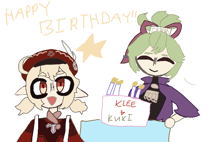 Happy Birthday Klee and Kuki!! Genshin Impact | HoYoLAB