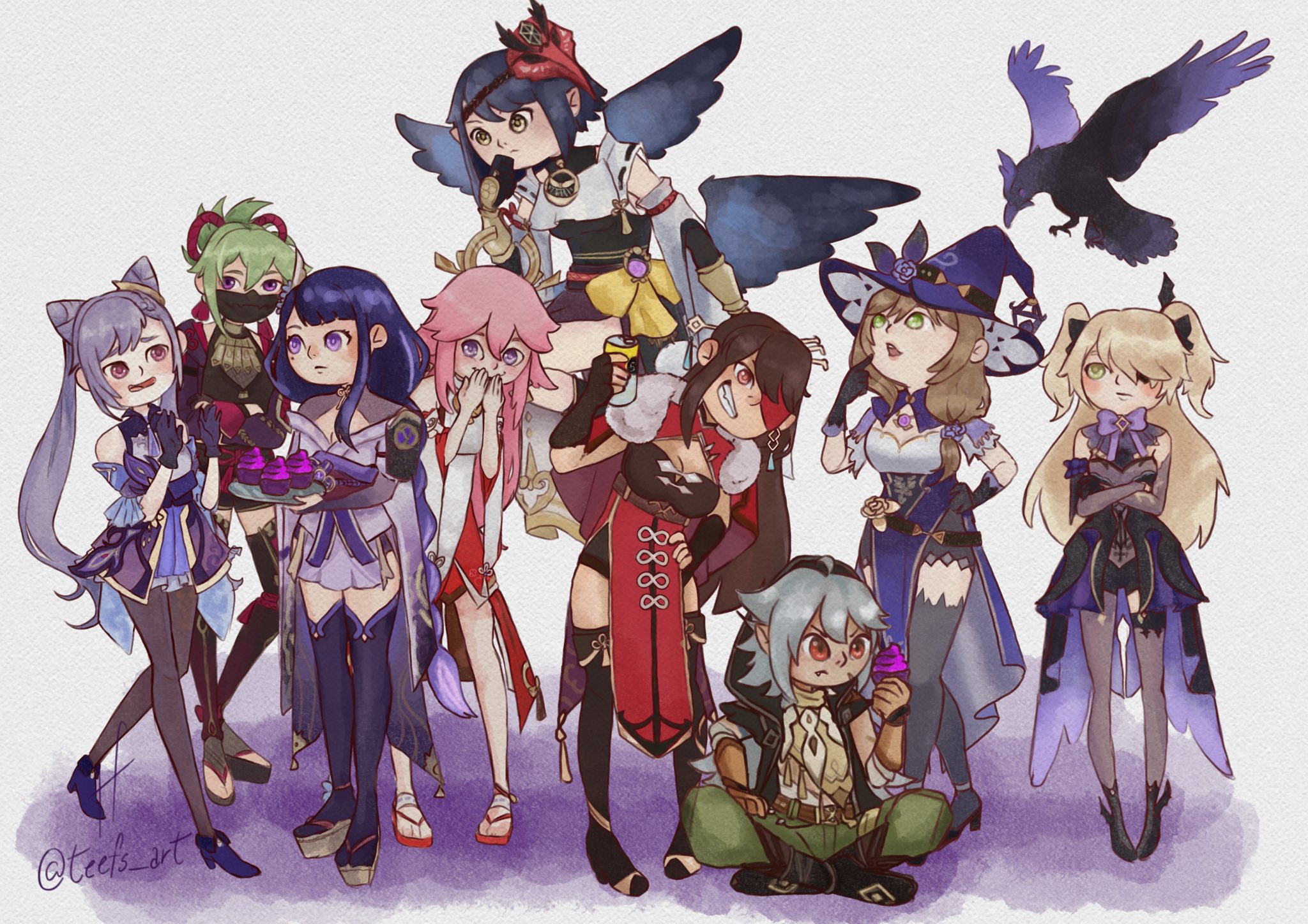 Updated Electro Family! Genshin Impact | HoYoLAB