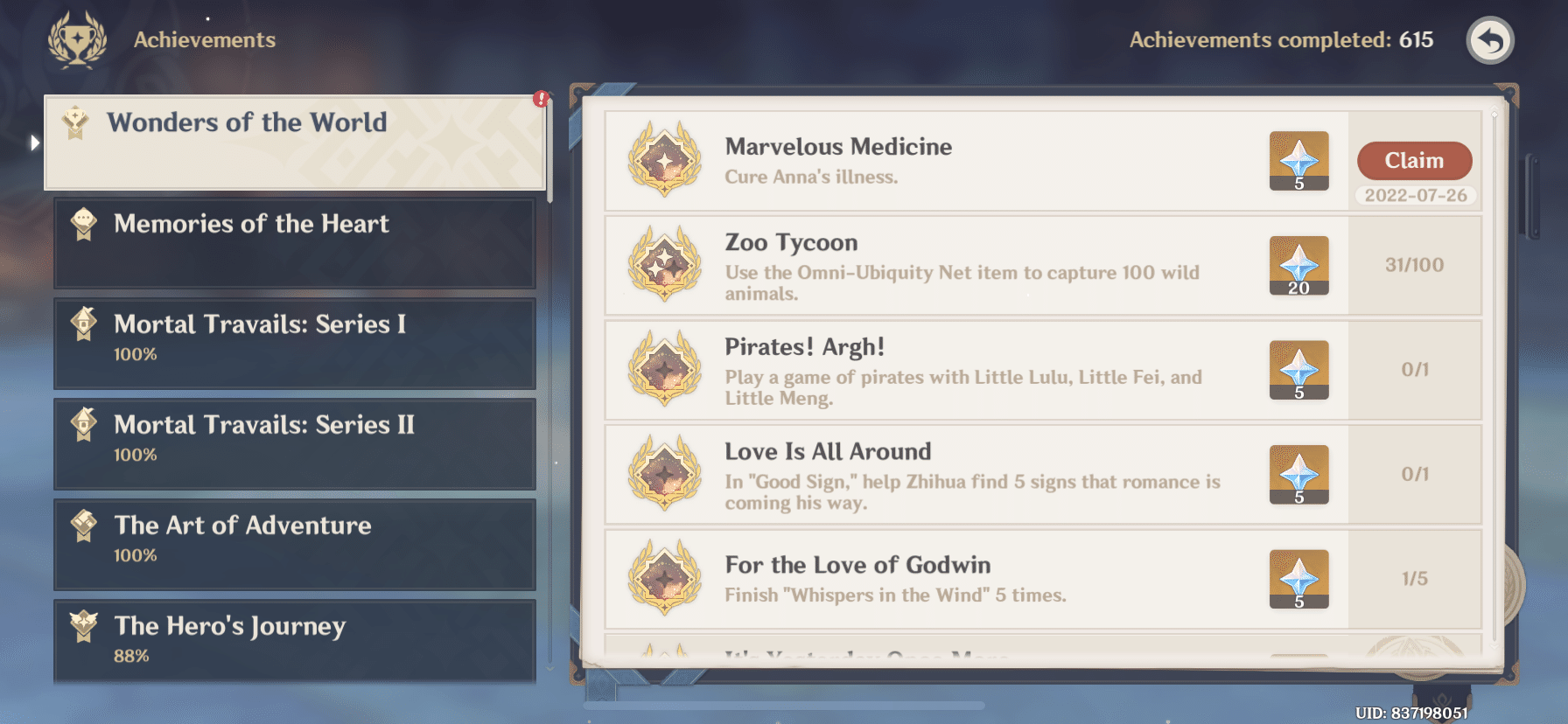 New Mondstadt comm hidden achievement Genshin Impact | HoYoLAB