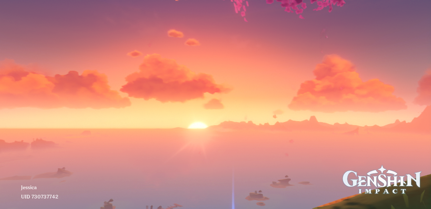 Beautiful Sunset☀ Genshin Impact | HoYoLAB