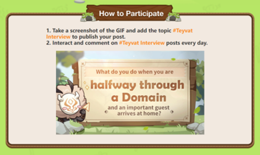 Teyvat Interview: 1st question Genshin Impact | HoYoLAB