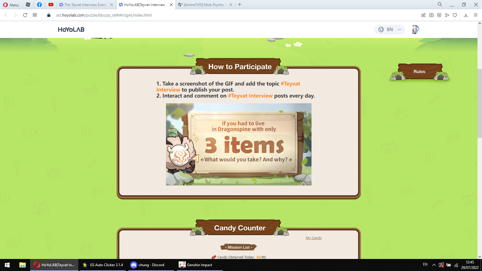 Teyvet Interview Genshin Impact | HoYoLAB