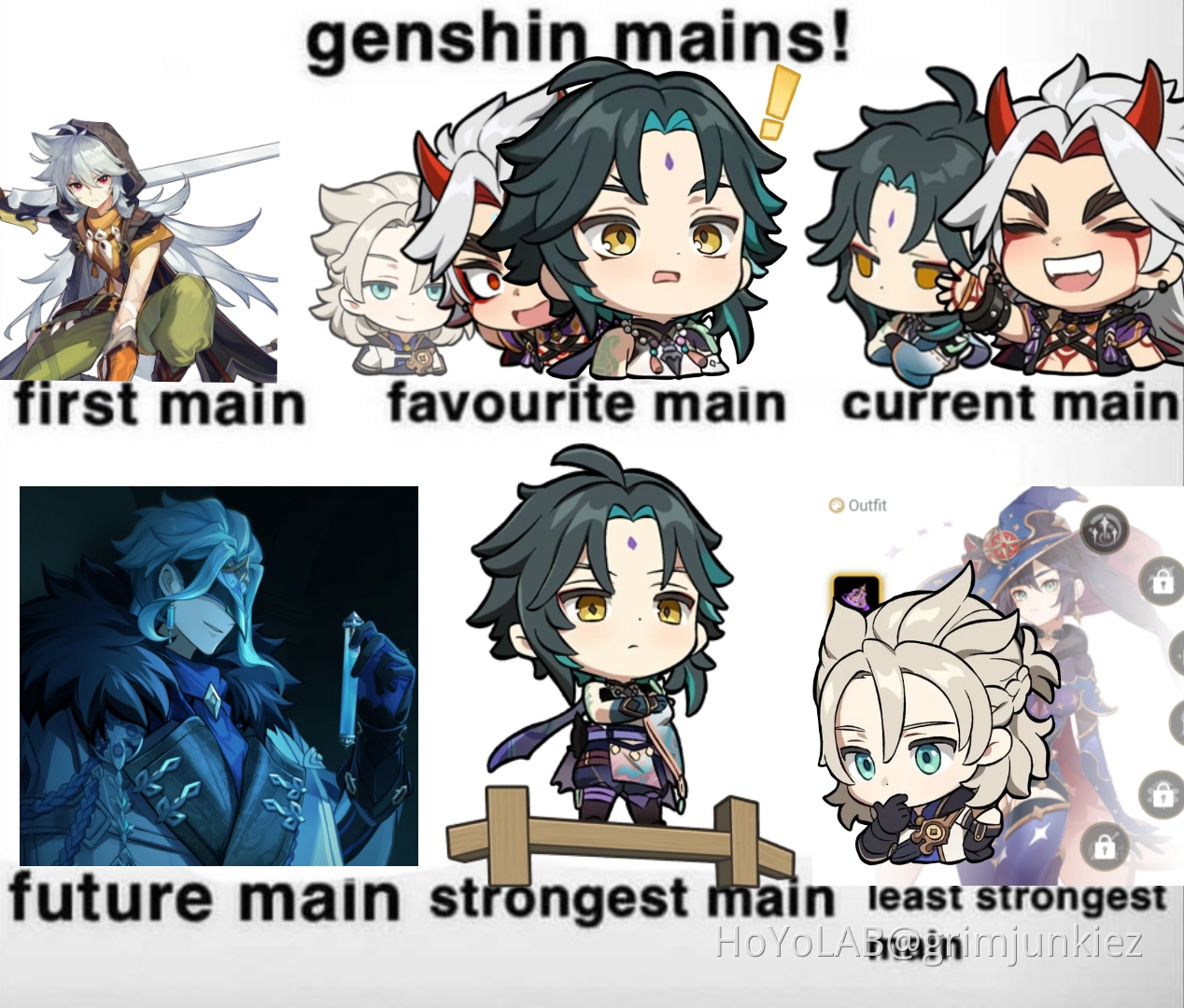 my genshin mains!! Genshin Impact | HoYoLAB