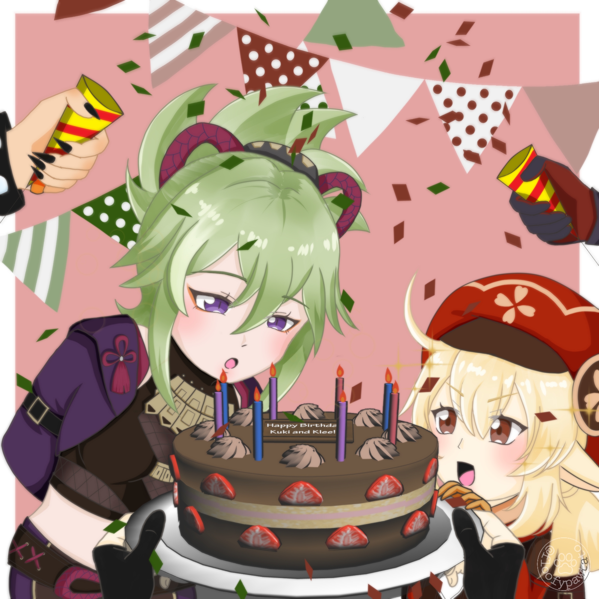 Happy Birthday Kuki Shinobu and Klee! Genshin Impact | HoYoLAB