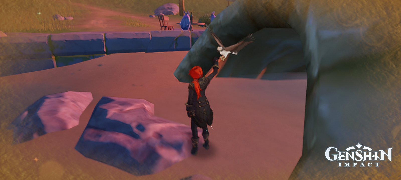 Eavesdropping with the raven statues Genshin Impact | HoYoLAB