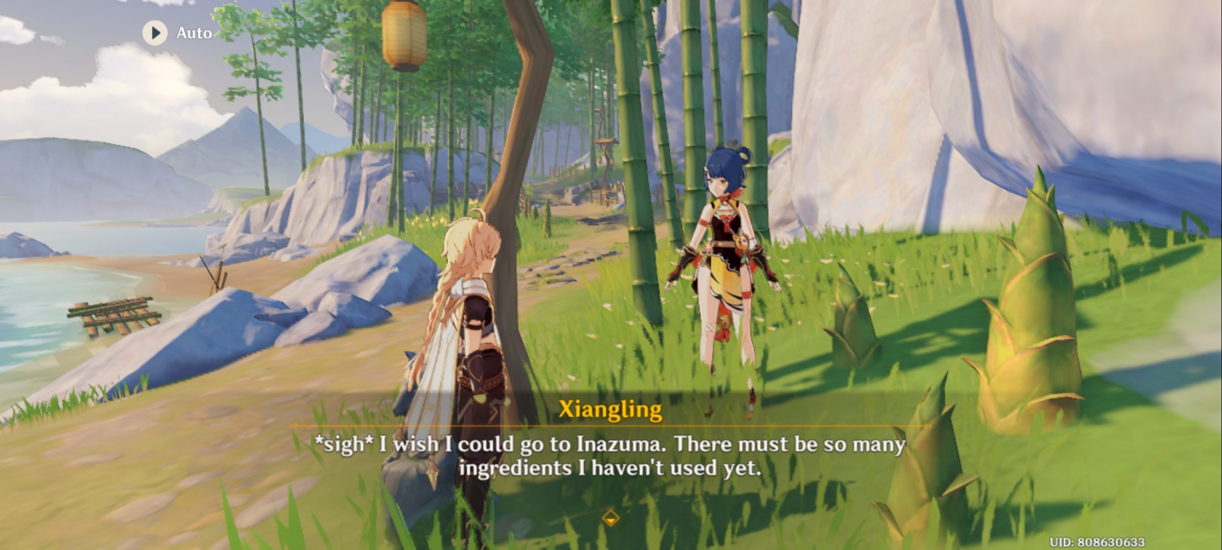 Just a random Xingling interaction during Xudong's commission. Genshin ...