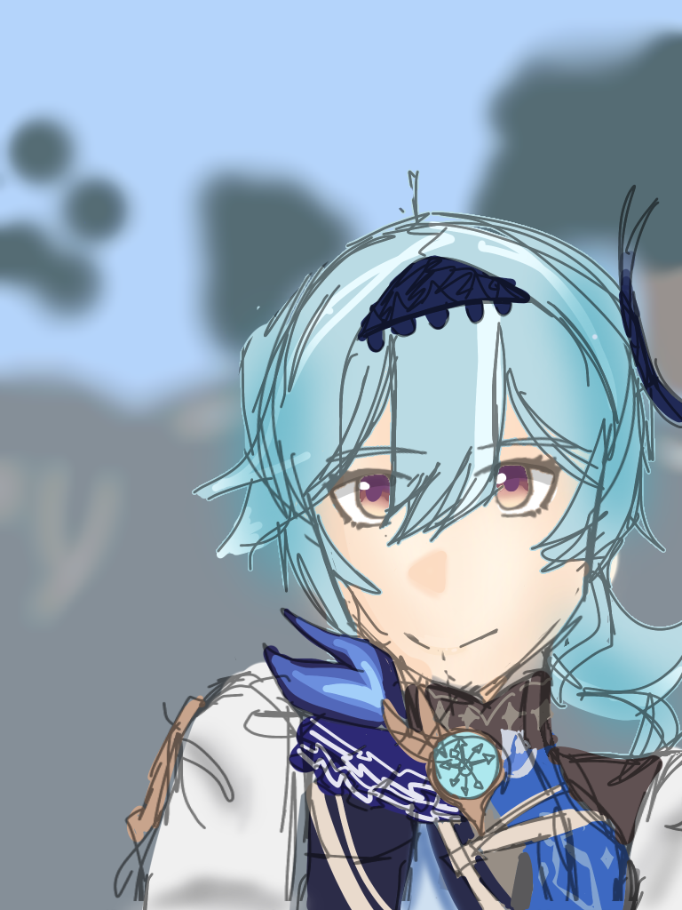 Eula drawing! Genshin Impact | HoYoLAB