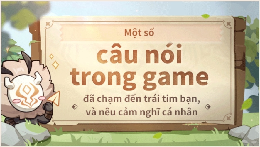 Một Số câu nói trong game đã chạm đến trái tim bạn Genshin Impact | HoYoLAB