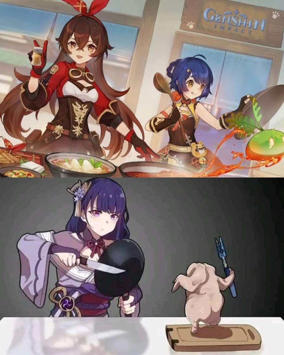 Raiden Ei cooking Genshin Impact | HoYoLAB