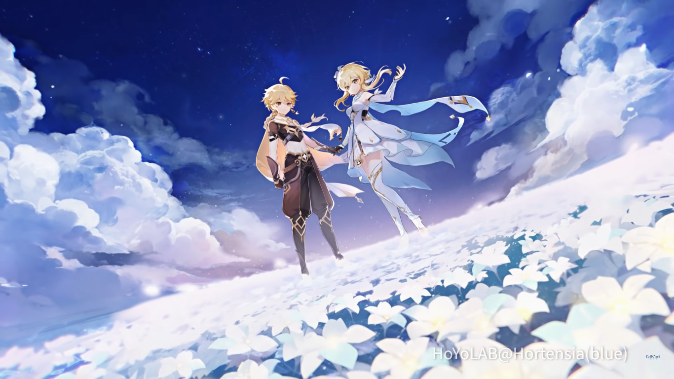 KARAKTER : AETHER & LUMINE #1 (KEKUATAN DAN TUJUAN) Genshin Impact ...