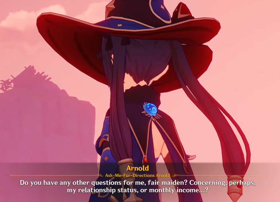 Poor Arnold... rejected by Mona Genshin Impact | HoYoLAB