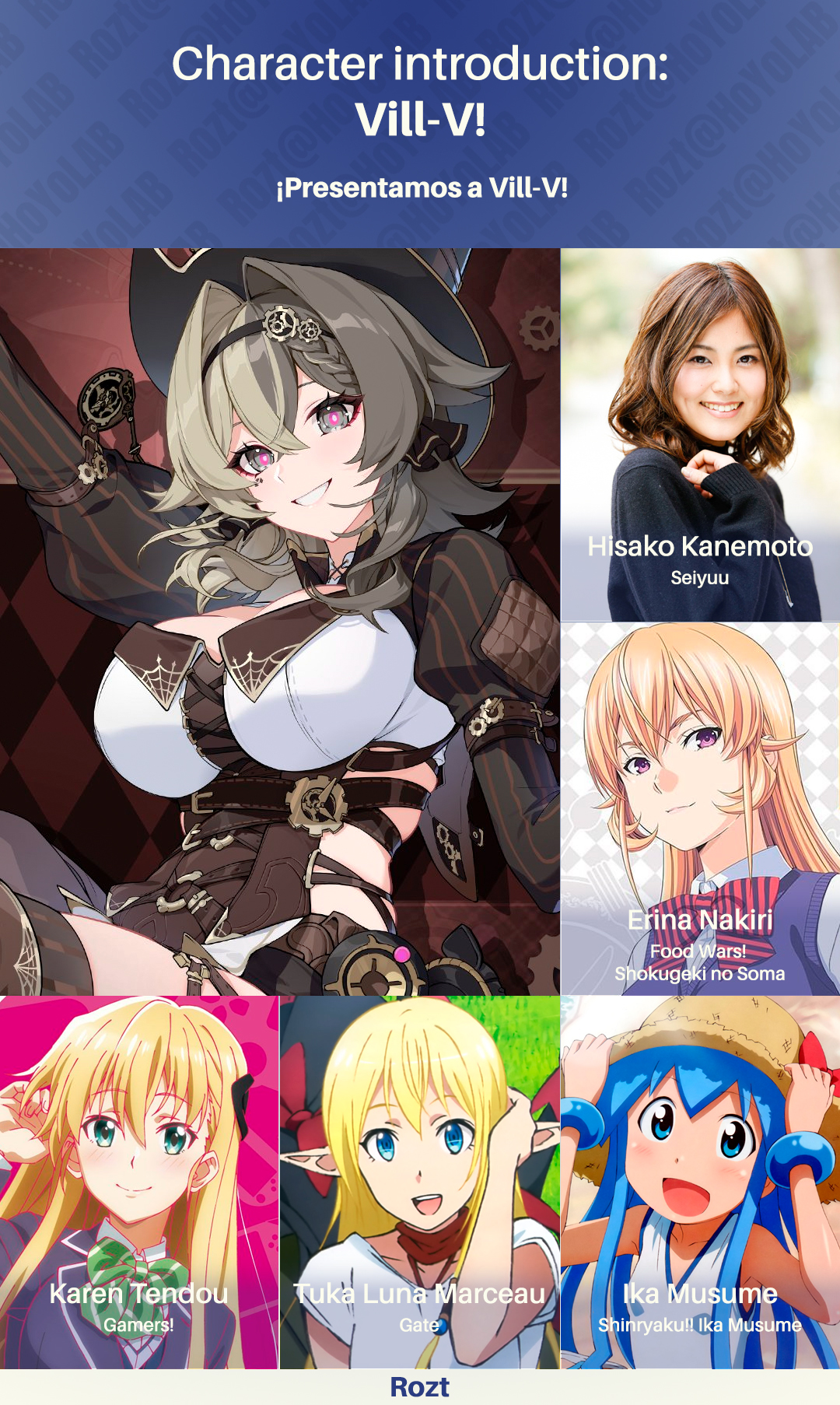 Character introduction: Vill-V! / ¡Les presento a Vill-V y algunos ...