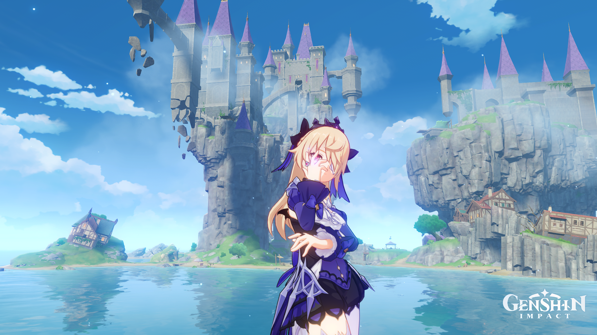 The "Prinzessin der Verurteilung" Fischl and her Castle Genshin Impact ...