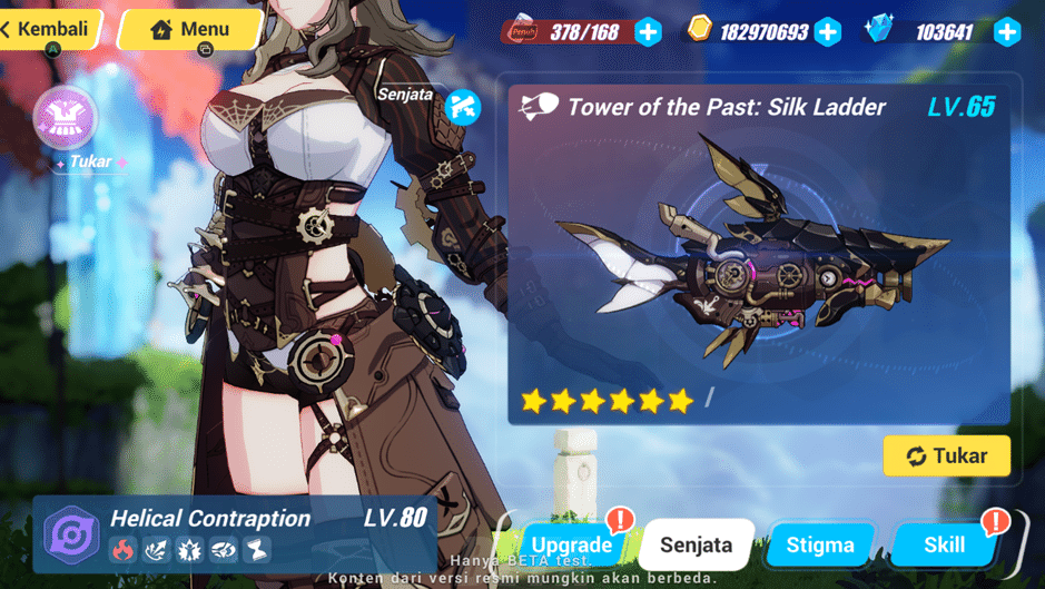 [BETA 5.9] Valkyrie S-rank baru, Vill-V (Helical Contraption) Honkai Impact 3rd | HoYoLAB