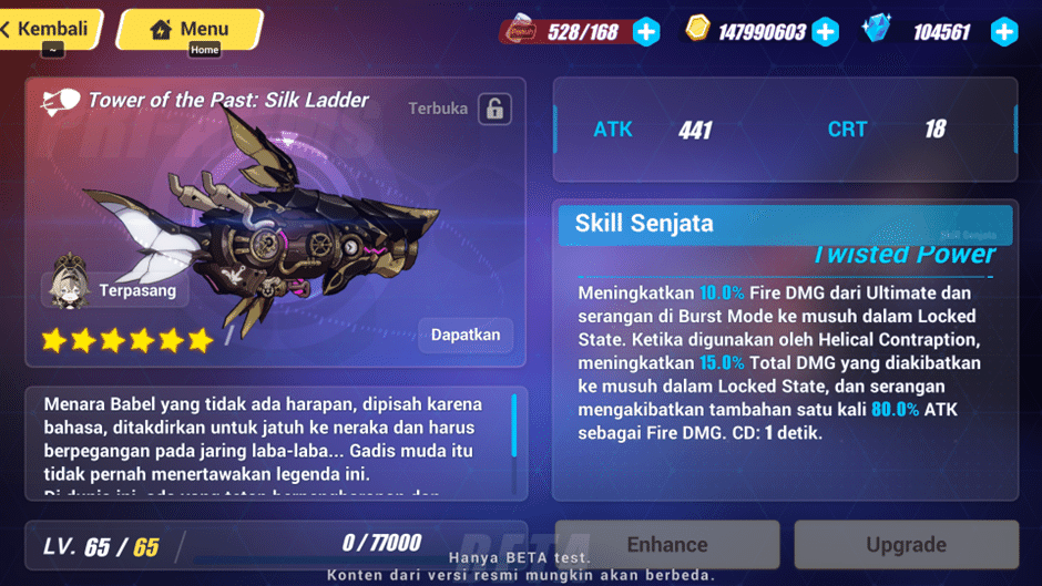 [BETA 5.9] Valkyrie S-rank baru, Vill-V (Helical Contraption) Honkai Impact 3rd | HoYoLAB