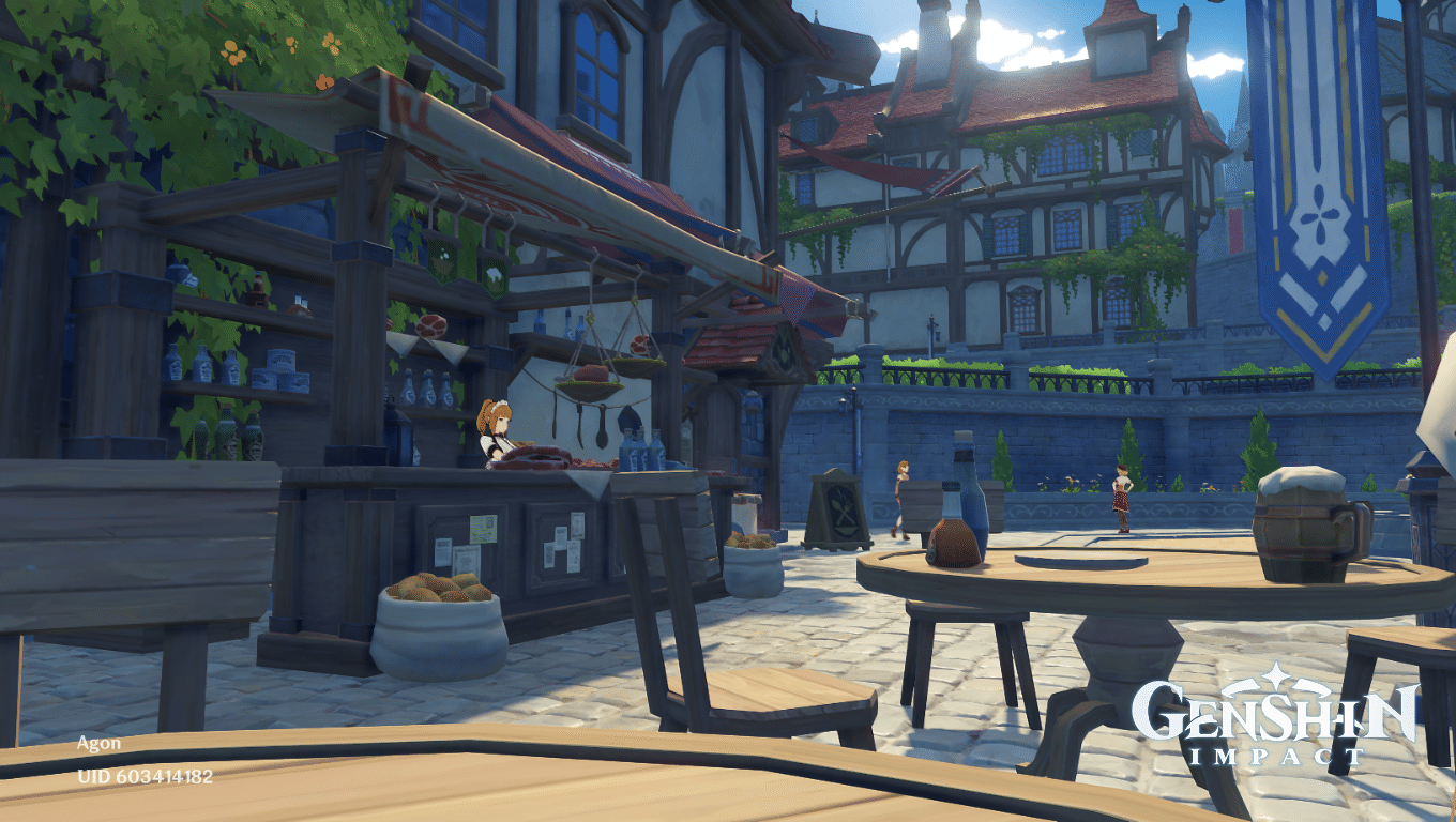 Guia de Férias de Verão da Magnífica Paimon - Mondstadt versão1 Genshin ...