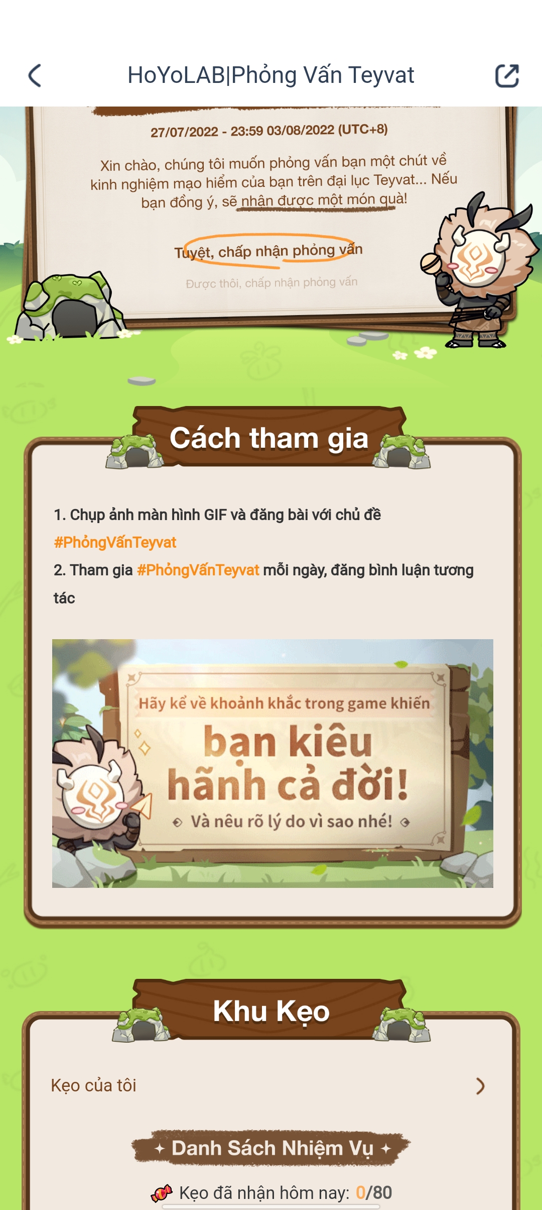 Phỏng vấn tayvat Genshin Impact | HoYoLAB