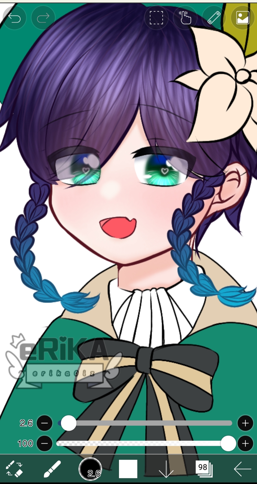 Venti (WIP) - 98 layer Genshin Impact | HoYoLAB