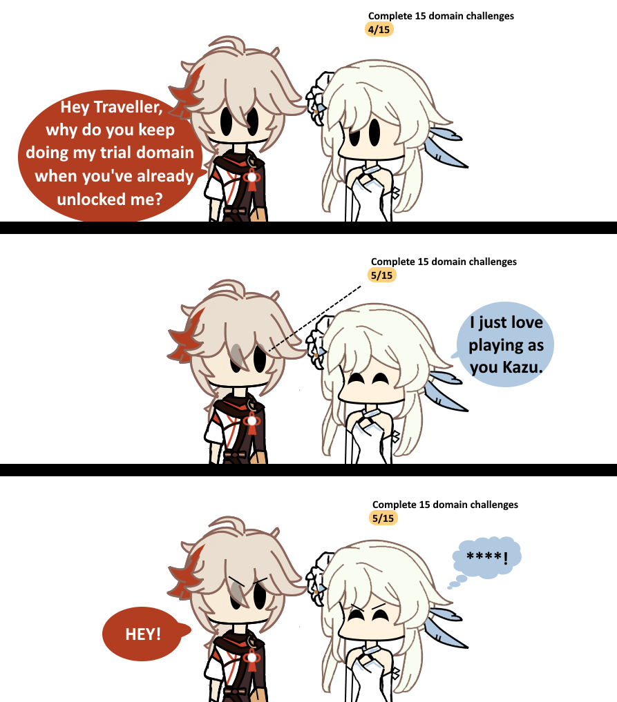 Complete 15 domain challenges Genshin Impact | HoYoLAB