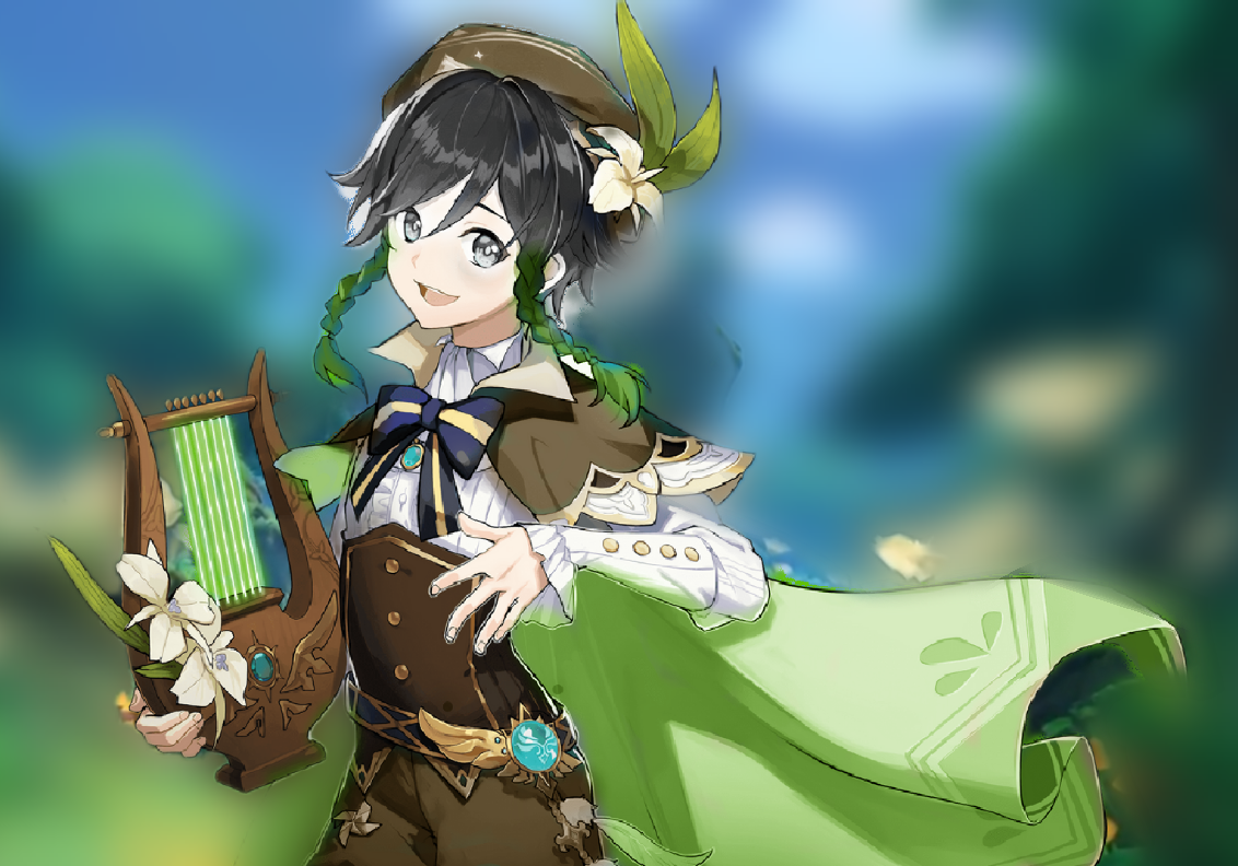 I present u dendro Venti 🌱 Genshin Impact | HoYoLAB