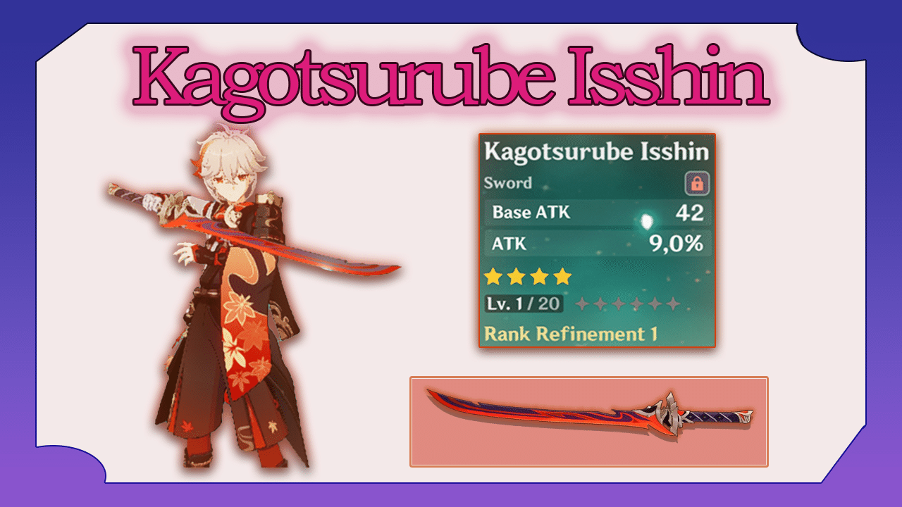 [Versi 2.8] Berbagai Form Isshin Blade pada Story Quest Kazuha! Genshin ...
