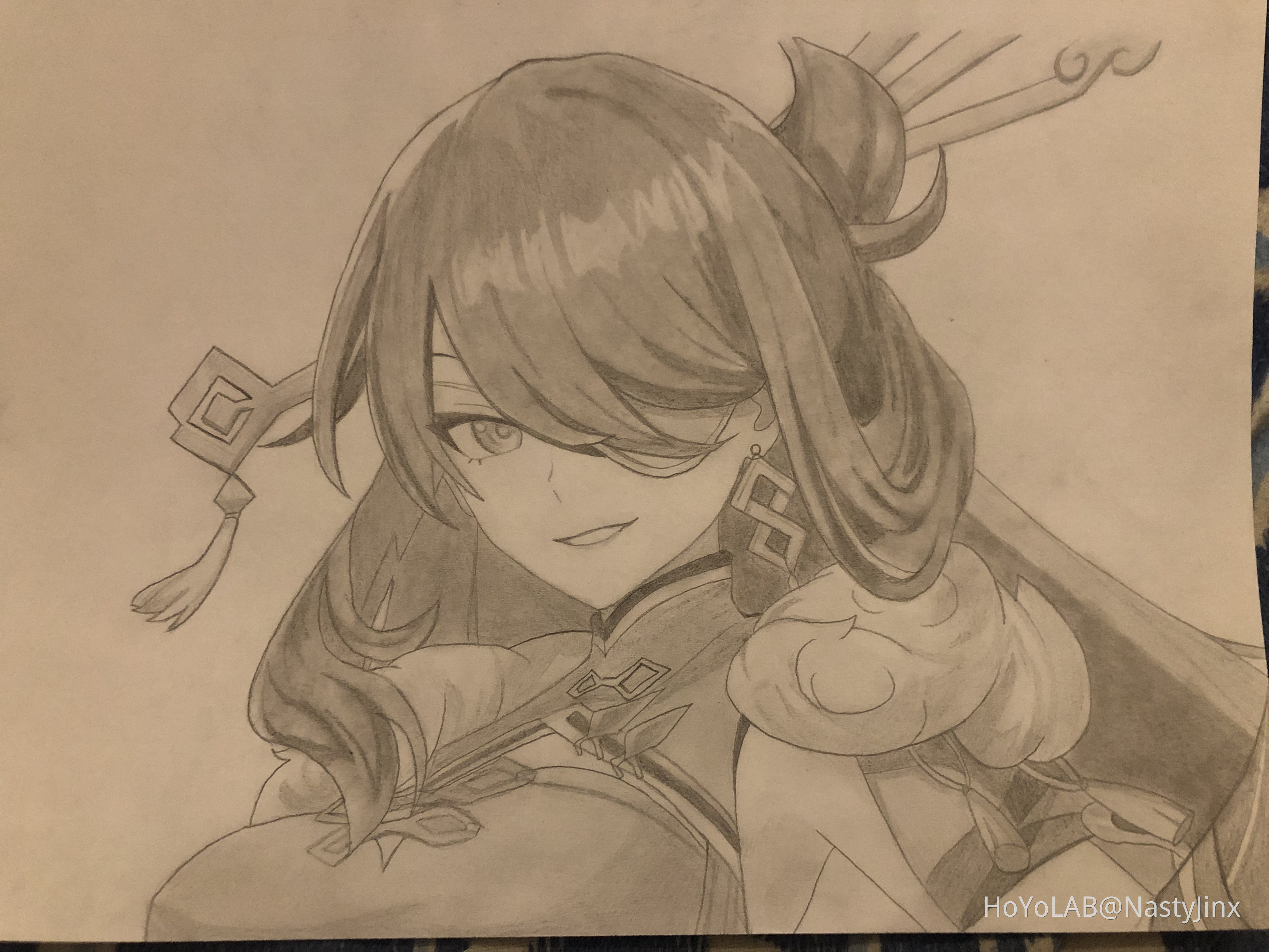 Beidou drawing Genshin Impact | HoYoLAB