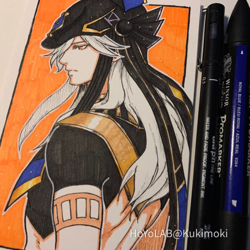 Traditional Cyno art Genshin Impact | HoYoLAB