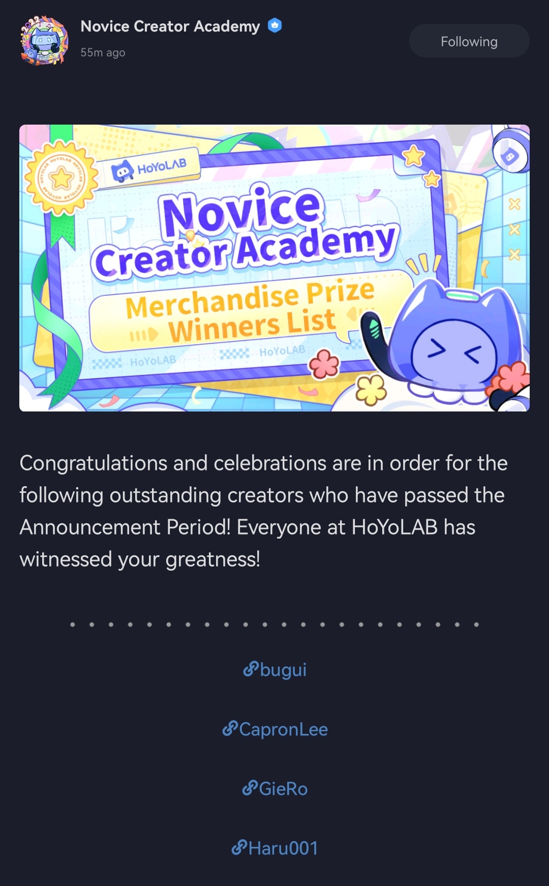 I Won The Exquisite Merchandise Award (Novice Creator Achievement ...