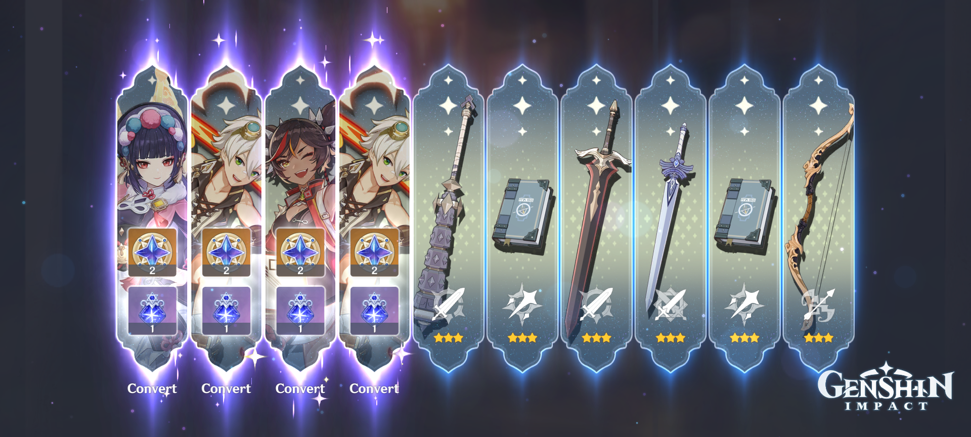 My pulls from Yoimiyas banner Genshin Impact | HoYoLAB