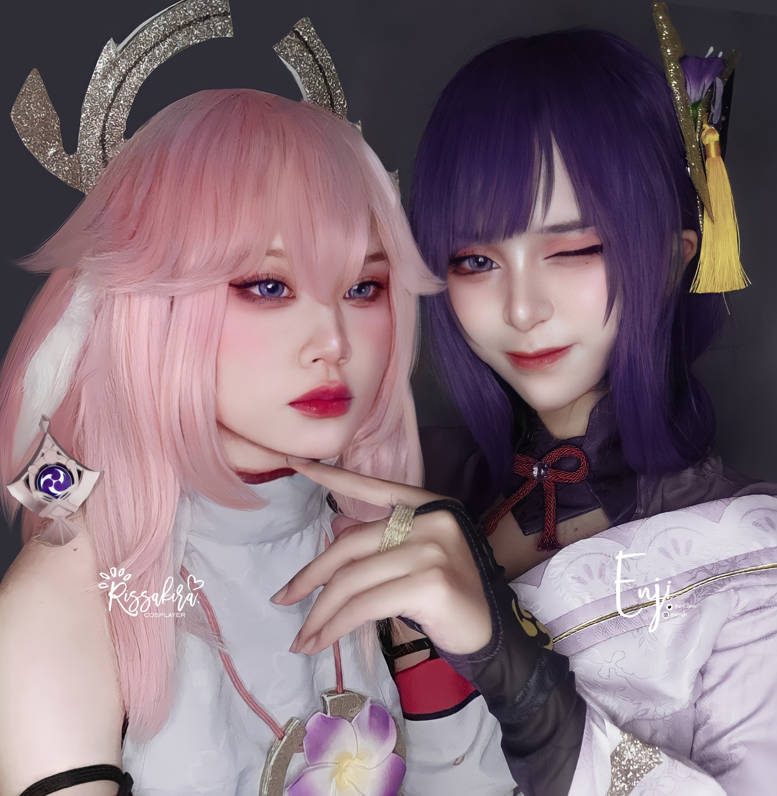 Raiden Shogun x Yae Miko Genshin Impact | HoYoLAB