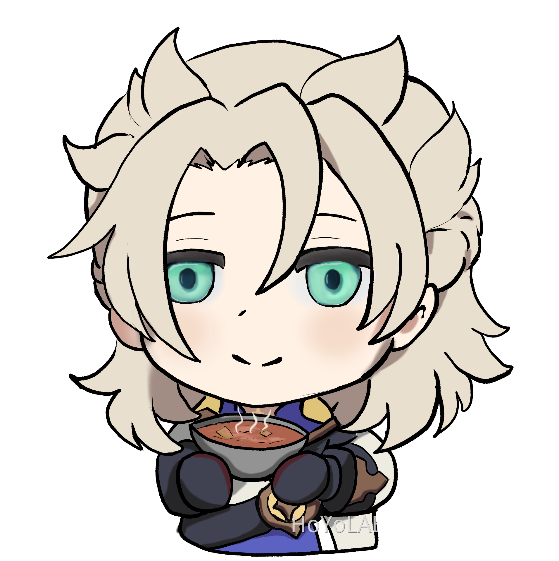 Emoji part 2 -albedo soup Genshin Impact | HoYoLAB