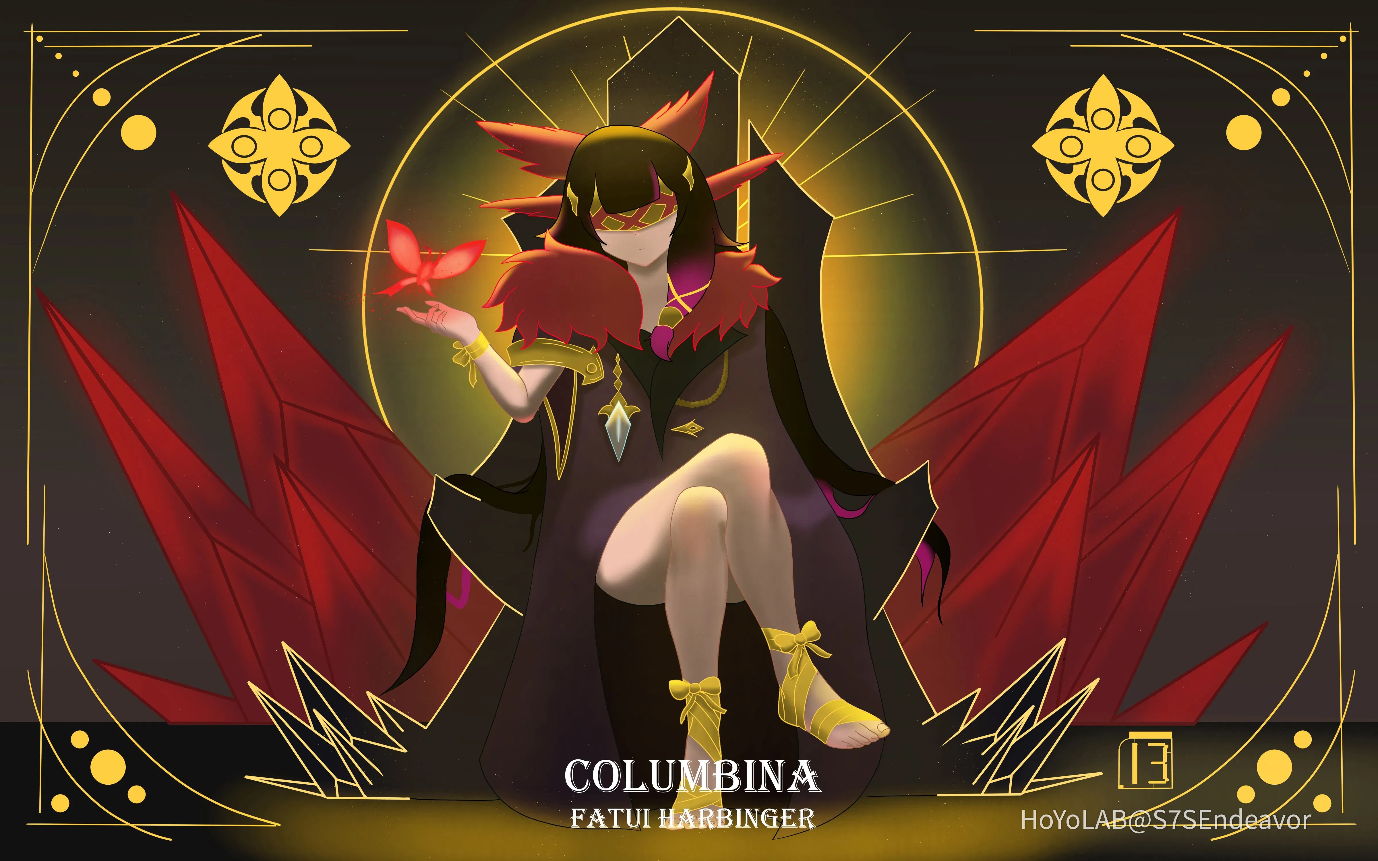 Columbina "Damselette" - Fatui Harbinger. Genshin Impact | HoYoLAB