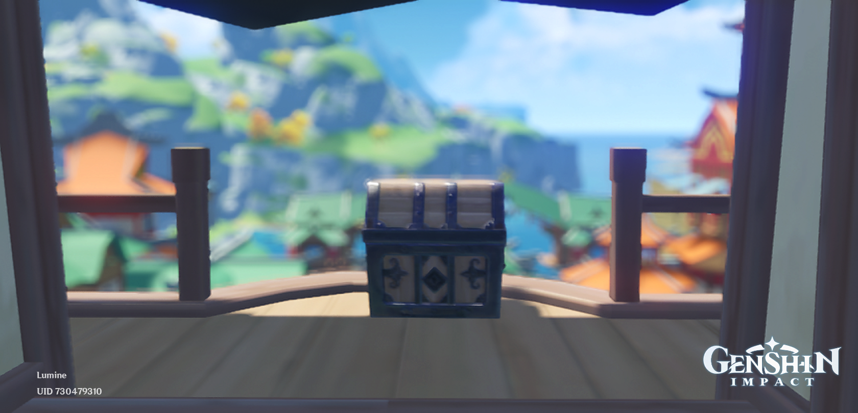 Just a beautifully placed chest Genshin Impact | HoYoLAB