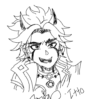 Itto Sketch! Genshin Impact | HoYoLAB