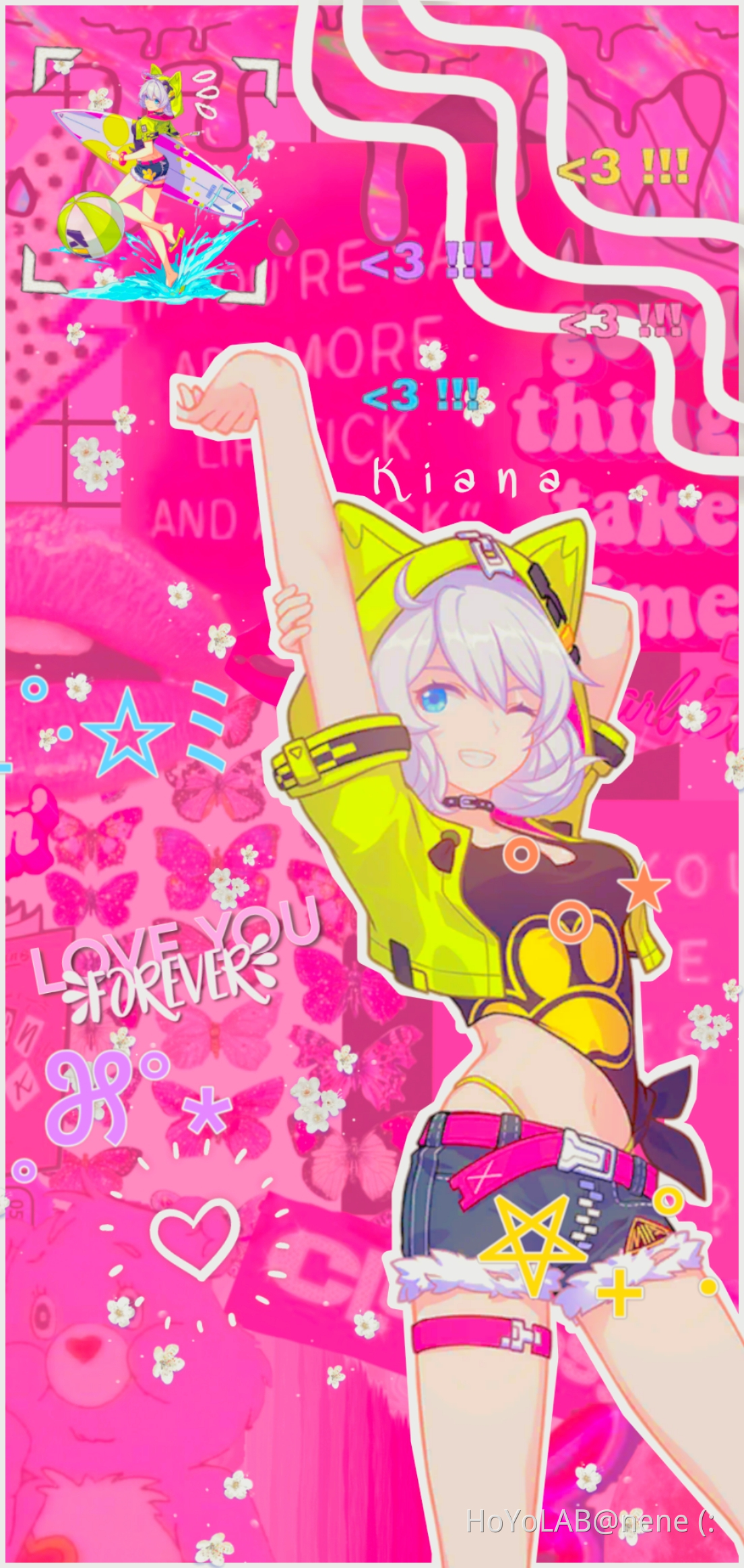 Kiana Wallpaper~Summer Outfit 💞☀️ Genshin Impact | HoYoLAB