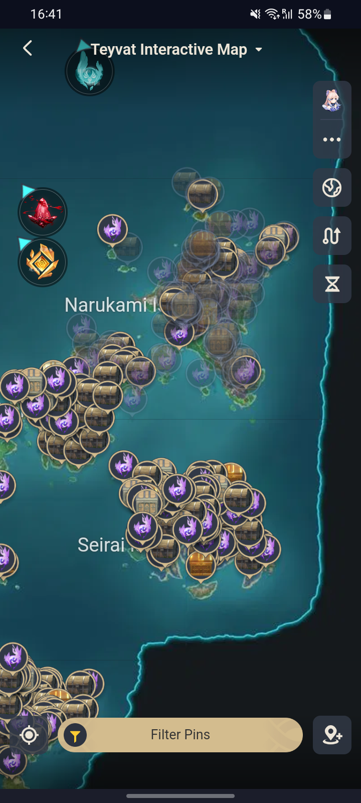 Anyone else forget to check off items on the interactive map??? Genshin ...