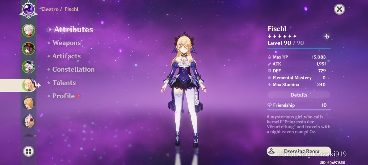 Fischl Level Max Out 🔥🔥 Genshin Impact | HoYoLAB