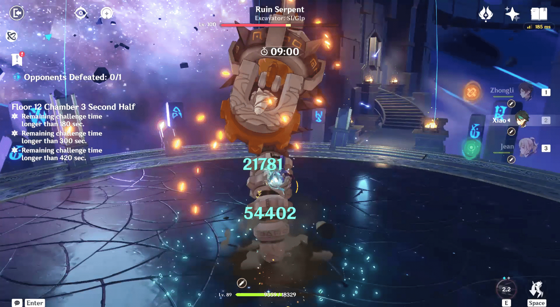 Abyss 2.8 second phase different teams and a trio team (ft. serpent get ...