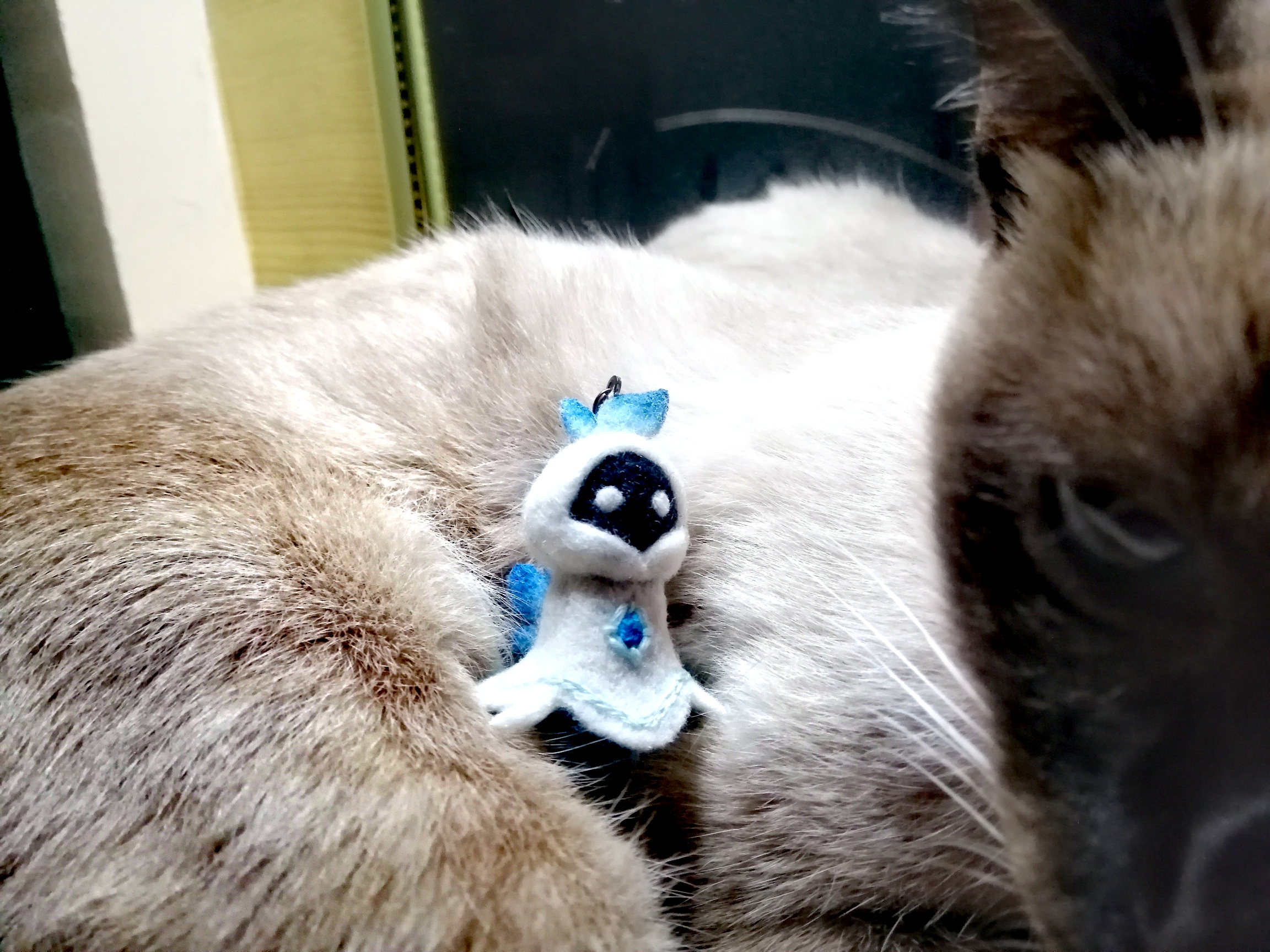 Needle felted Venti Wisp Spirit form 💙 | Genshin Impact | HoYoLAB