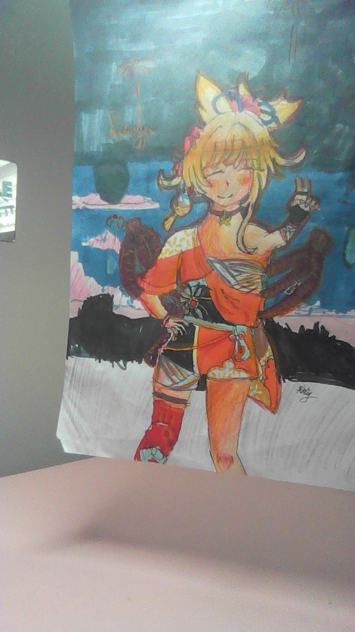 Yoimiya drawing Genshin Impact | HoYoLAB