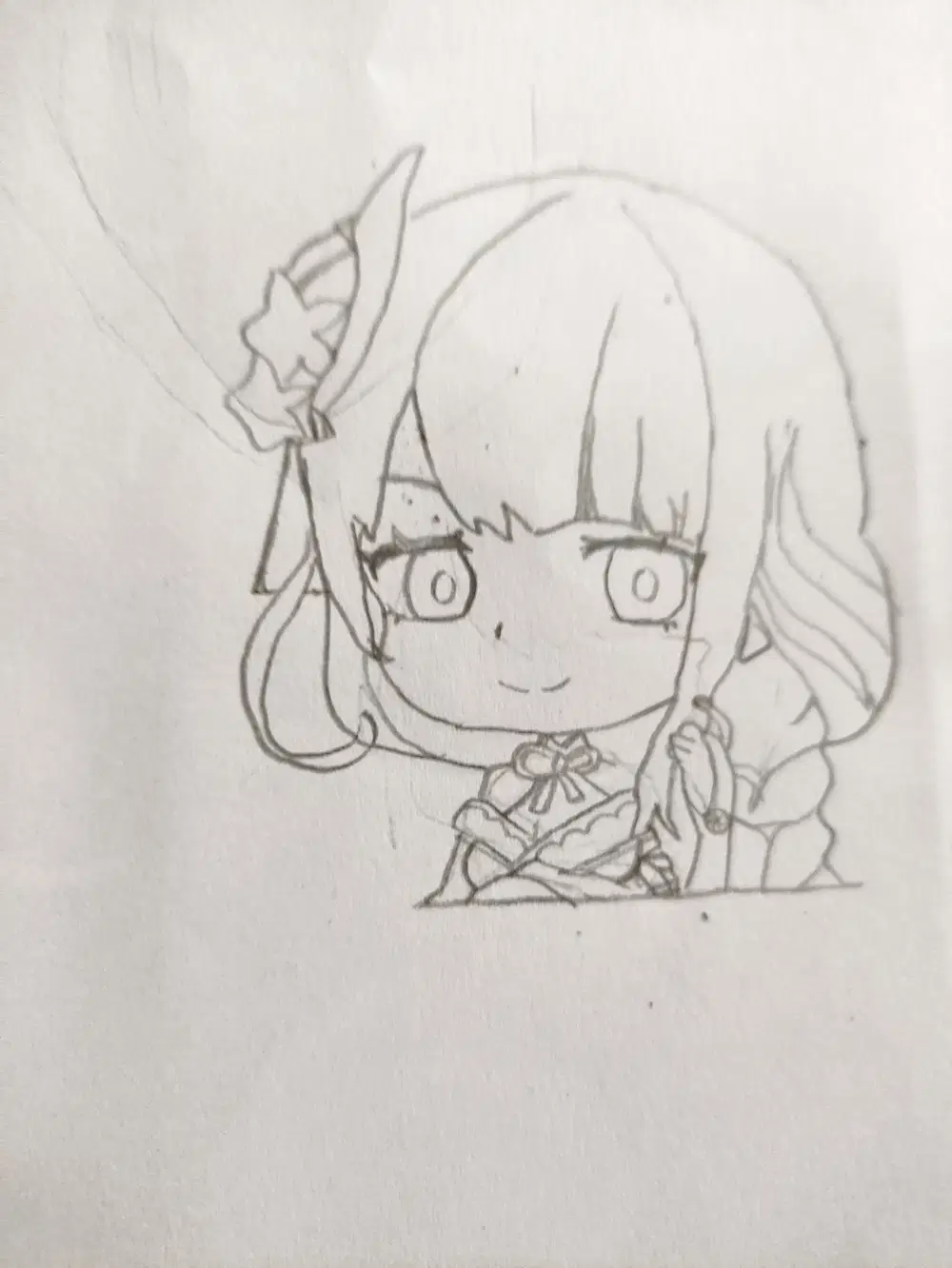 how to draw chibi raiden