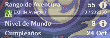 World level 8 Genshin Impact | HoYoLAB