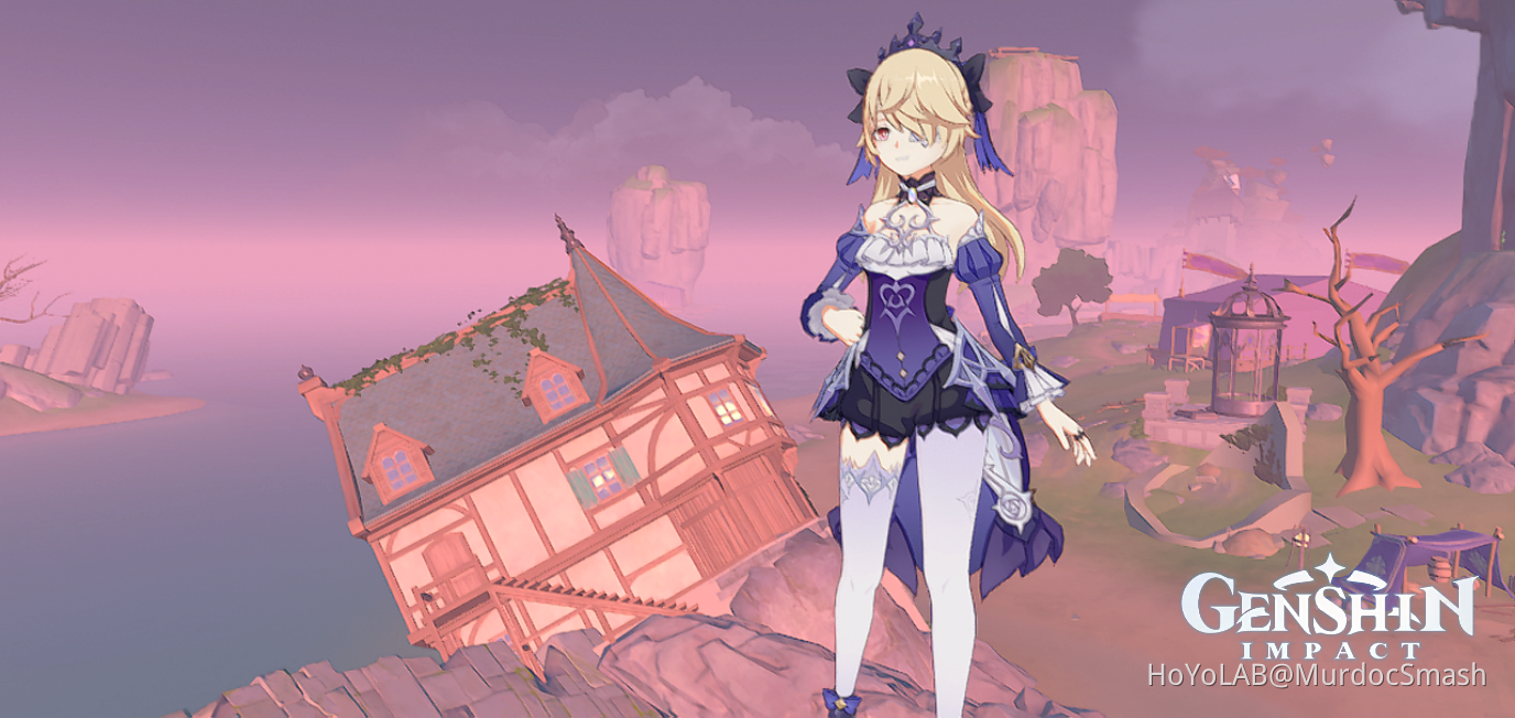 Fischl's Outfit Shoot Genshin Impact | HoYoLAB