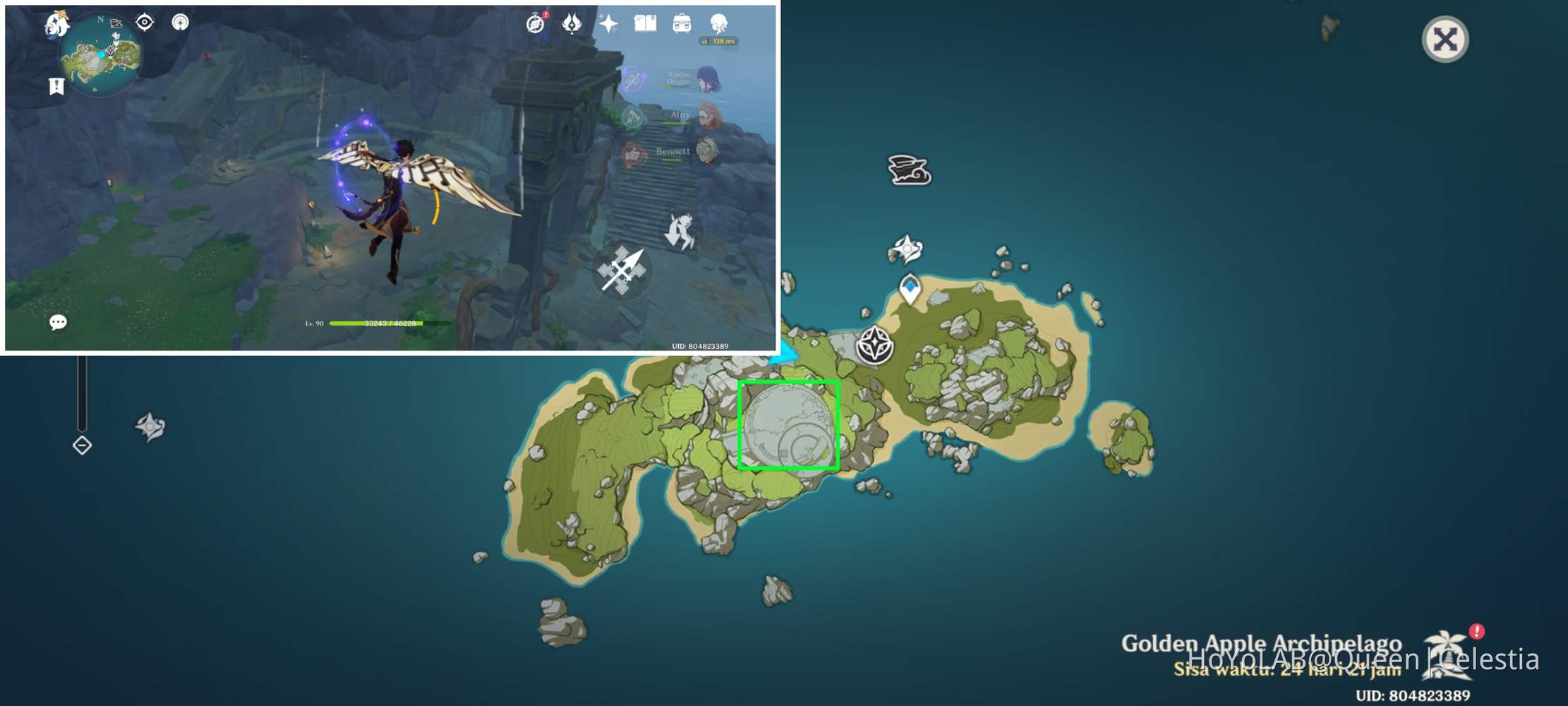 GUIDE PUZZLE MINACIOUS ISLE VERSI 2 - GOLDEN APPLE ARCHIPELAGO Genshin ...