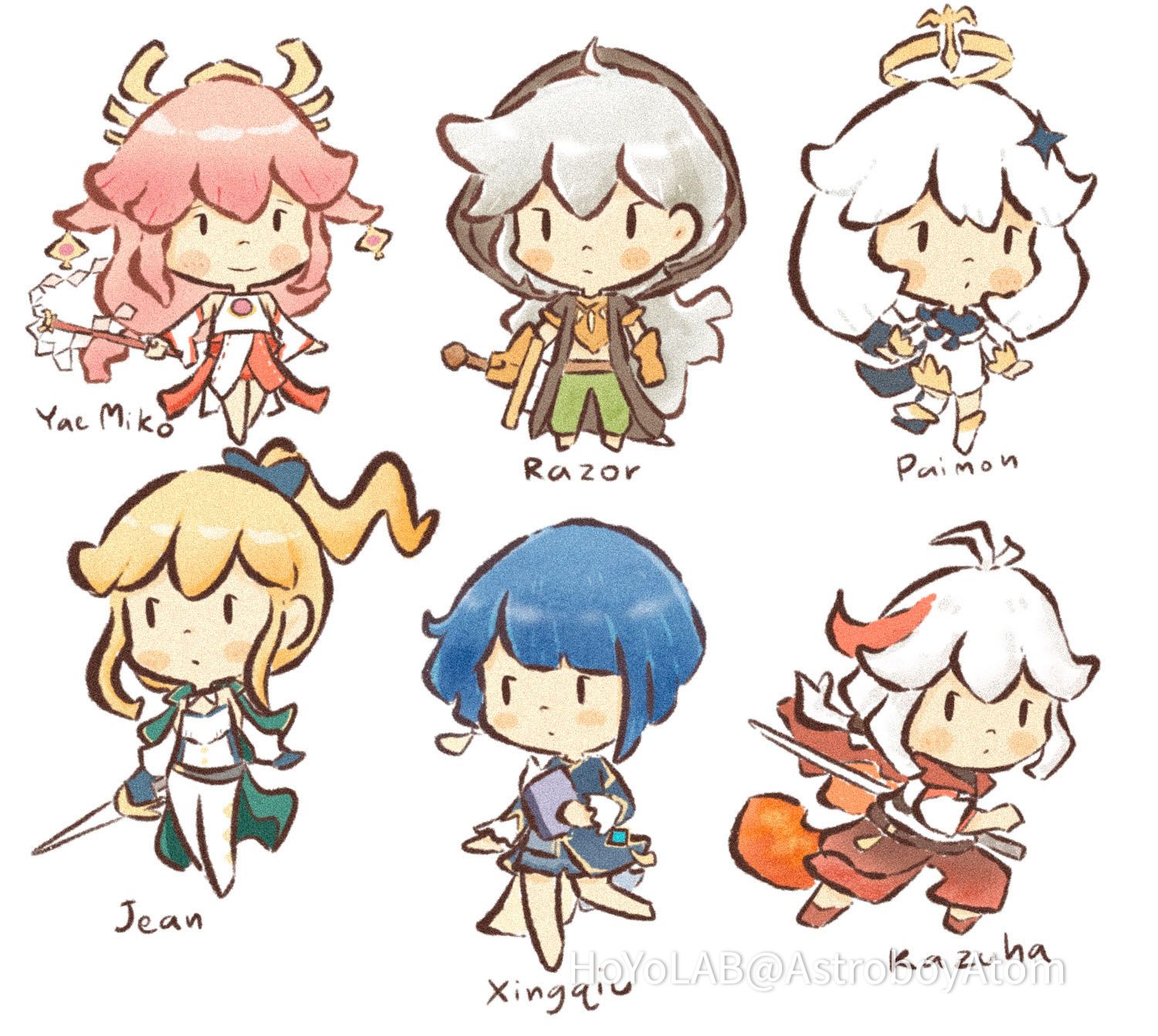 Drawing Random Characters - EP3 Genshin Impact | HoYoLAB